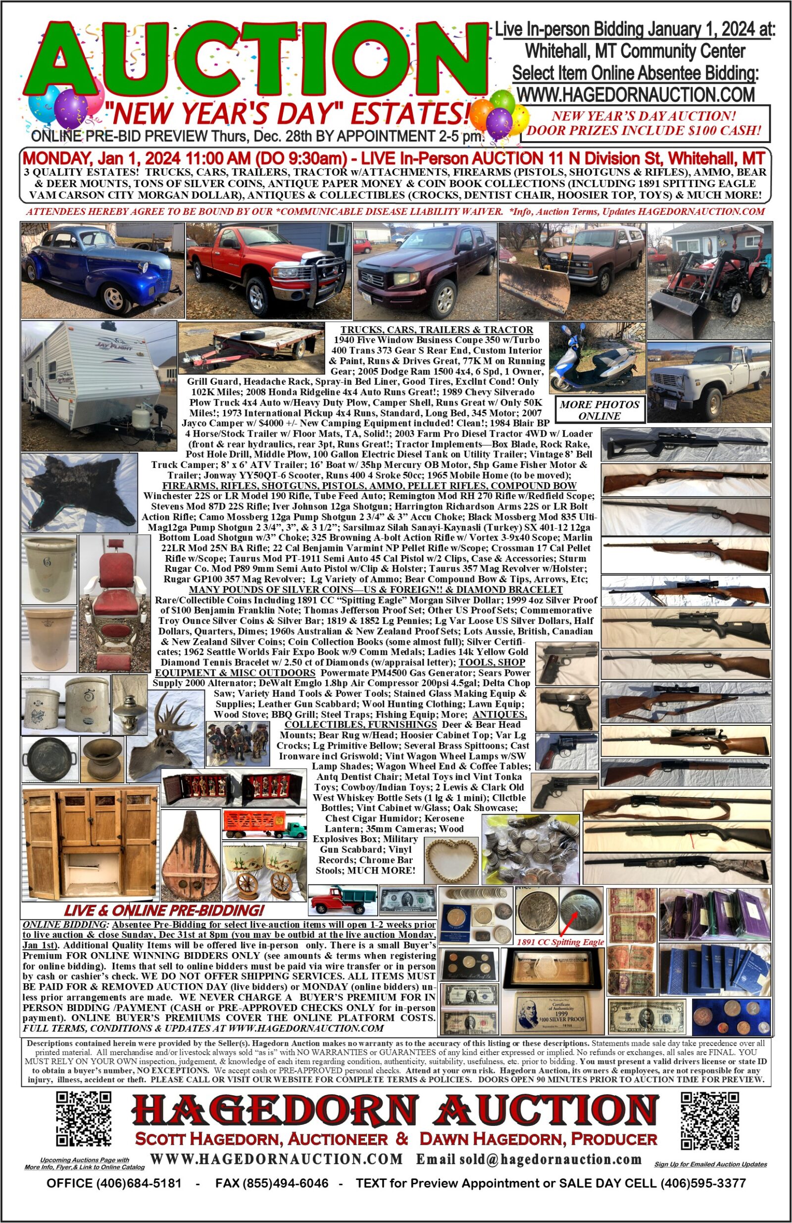 UPCOMING MONTANA AUCTIONS – scroll down for auction flyers & online ...